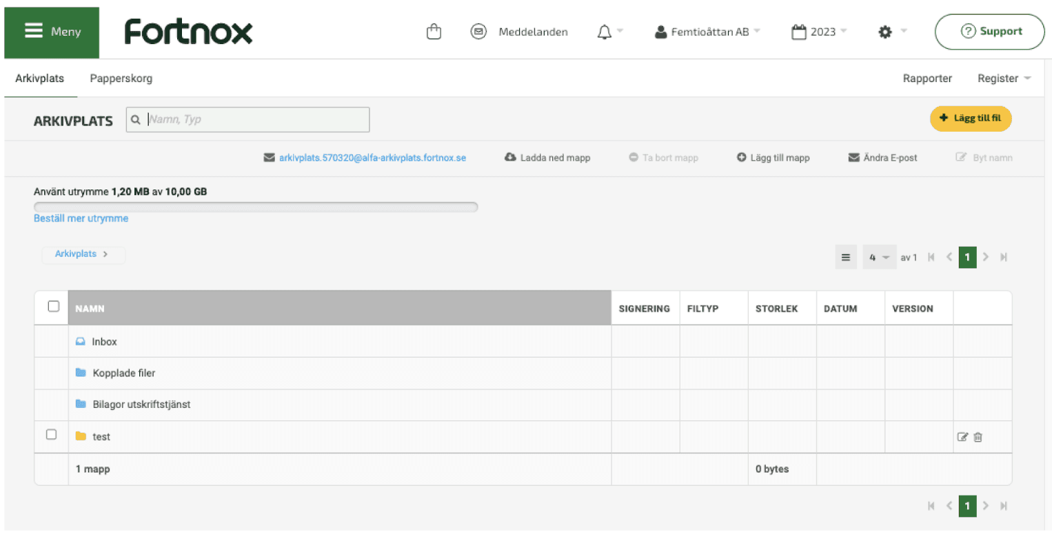 Lägg till behörighetsgrupper | Fortnox